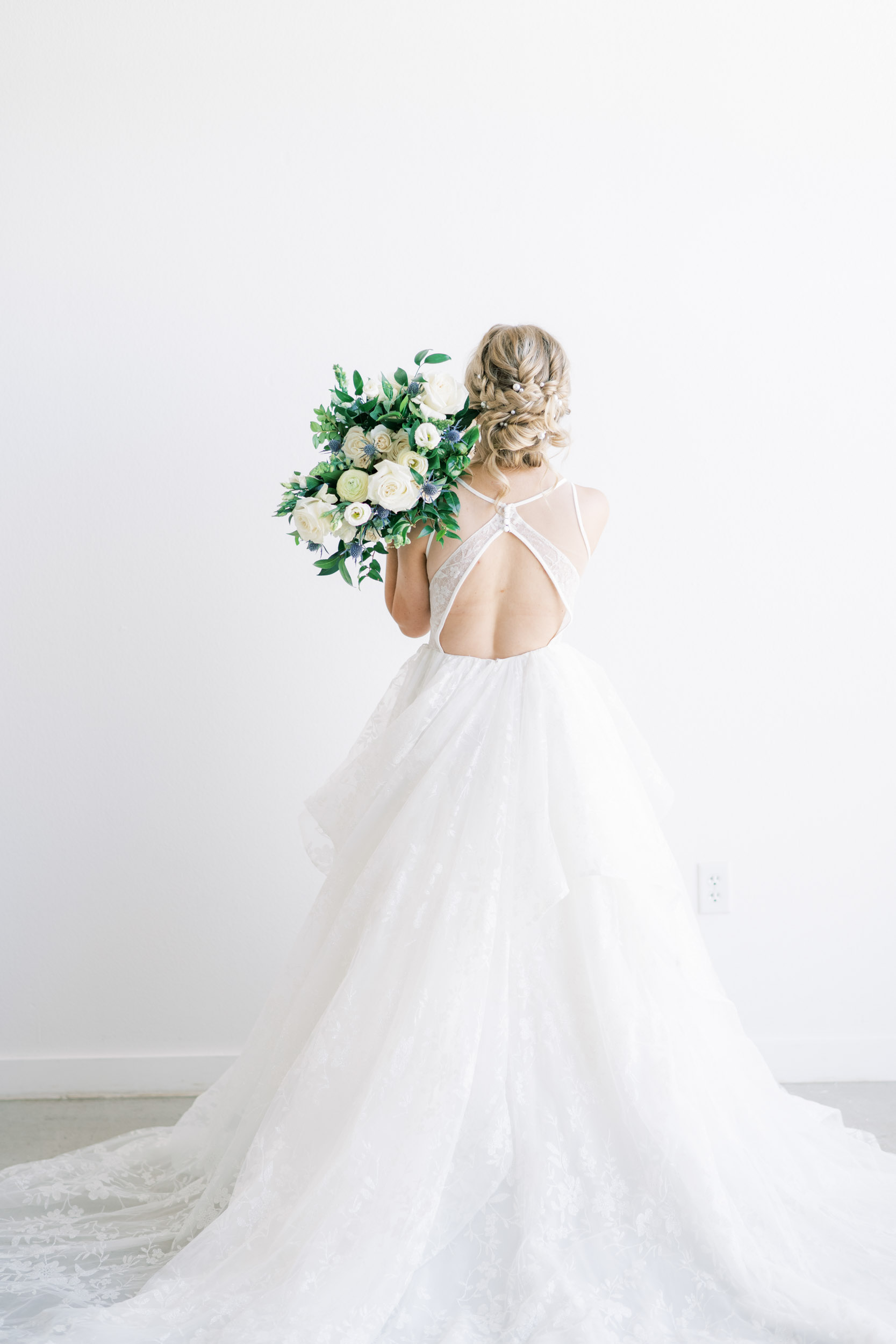 Modern Studio Bridal Session - Hayden Jordan Photo